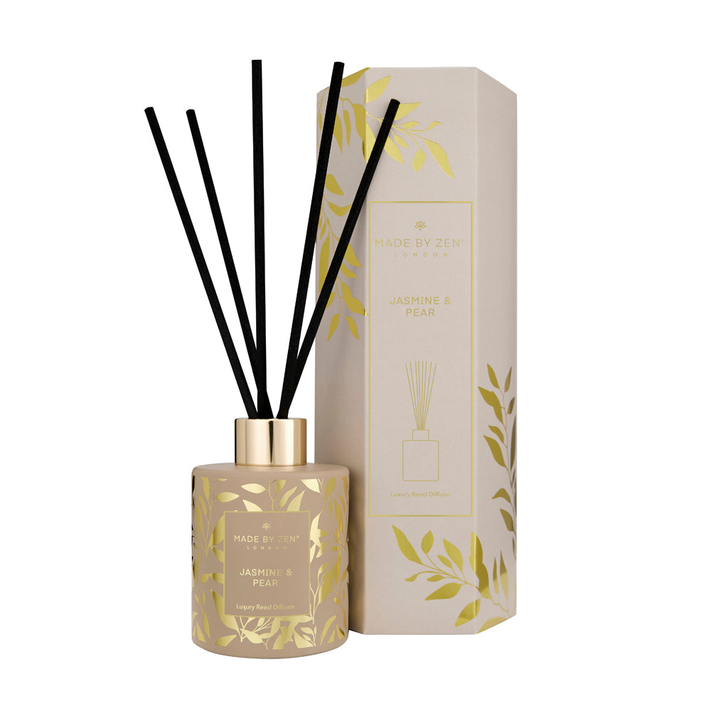 Made by Zen | Jasmine & Pear Aura Reed Diffuser – Made By Zen