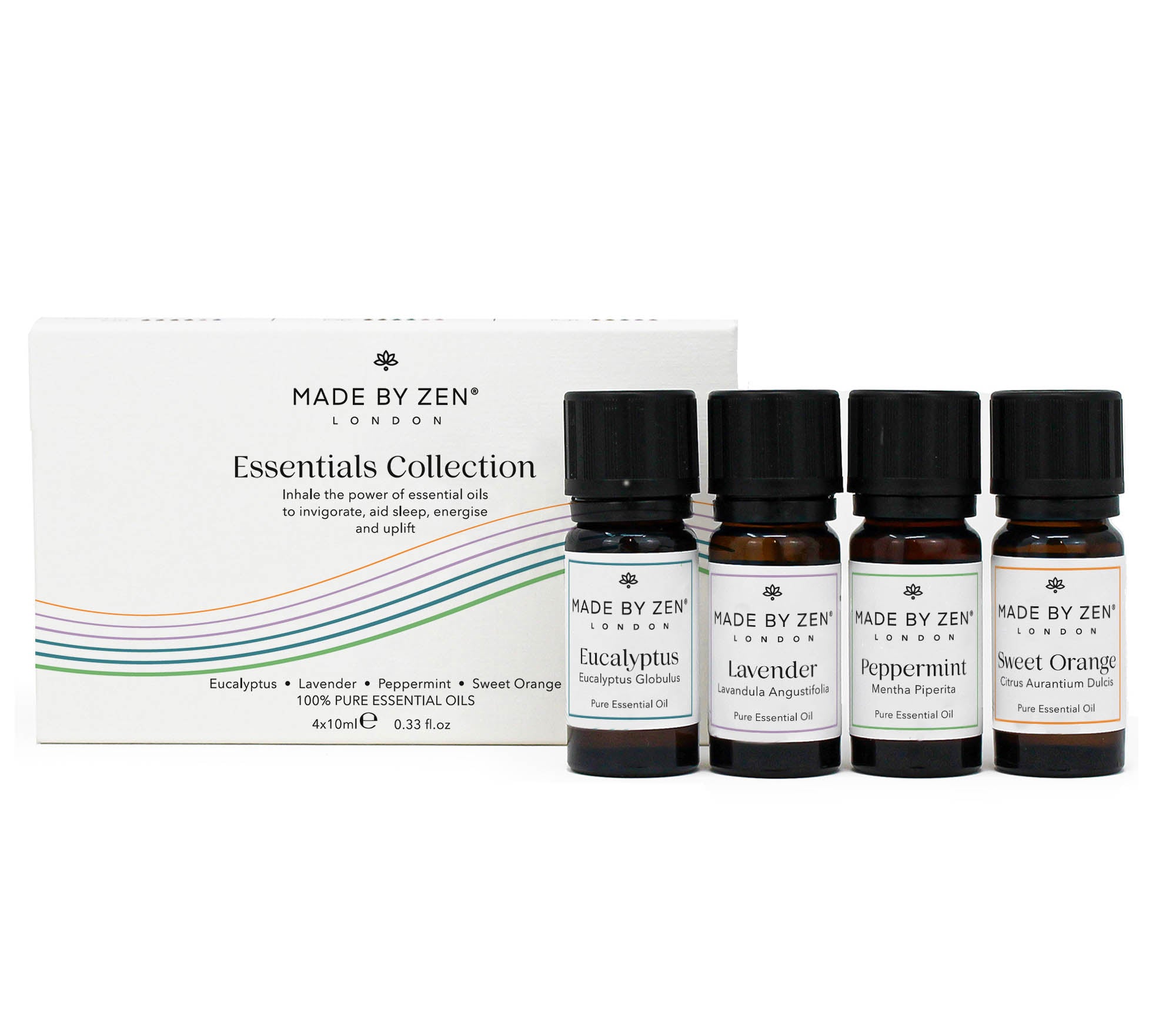 Essential Oil Starter Set | Relax, Energise & Blend | Made by Zen ...