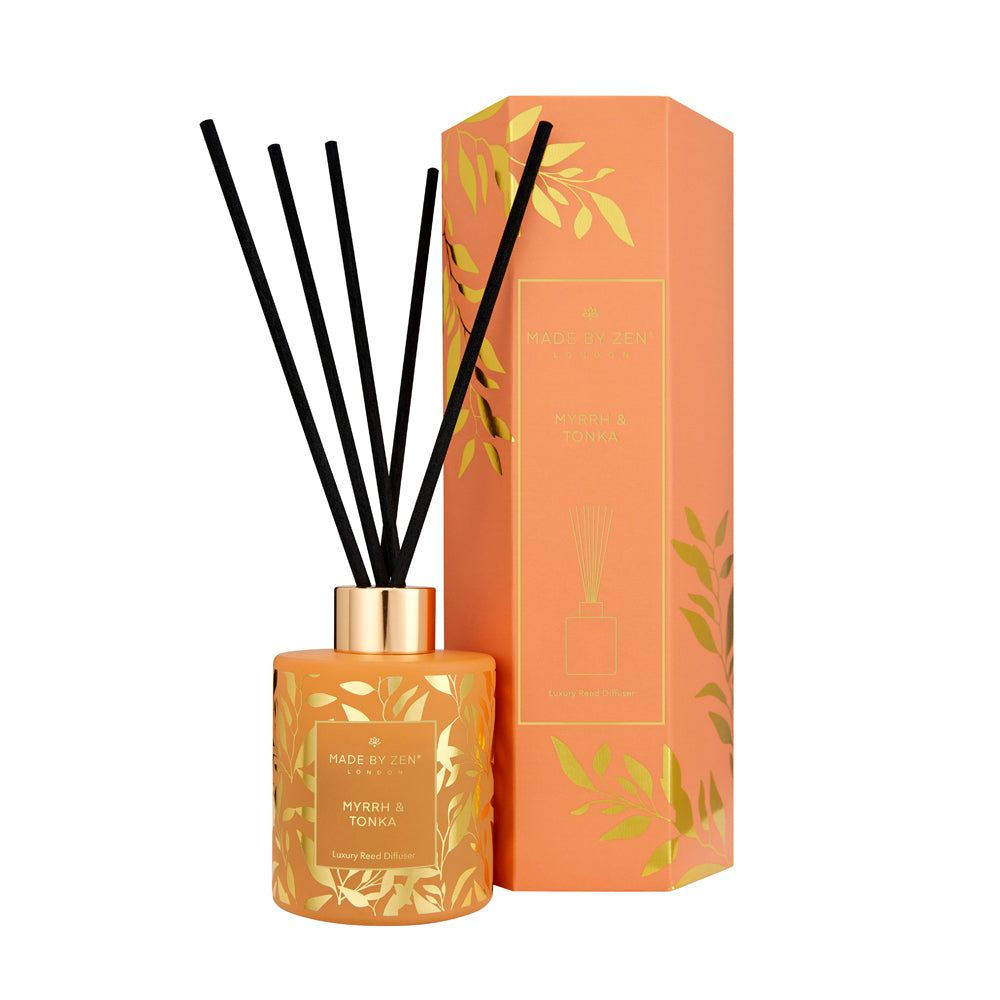 Made by Zen | Myrrh & Tonka Aura Reed Diffuser – Made By Zen