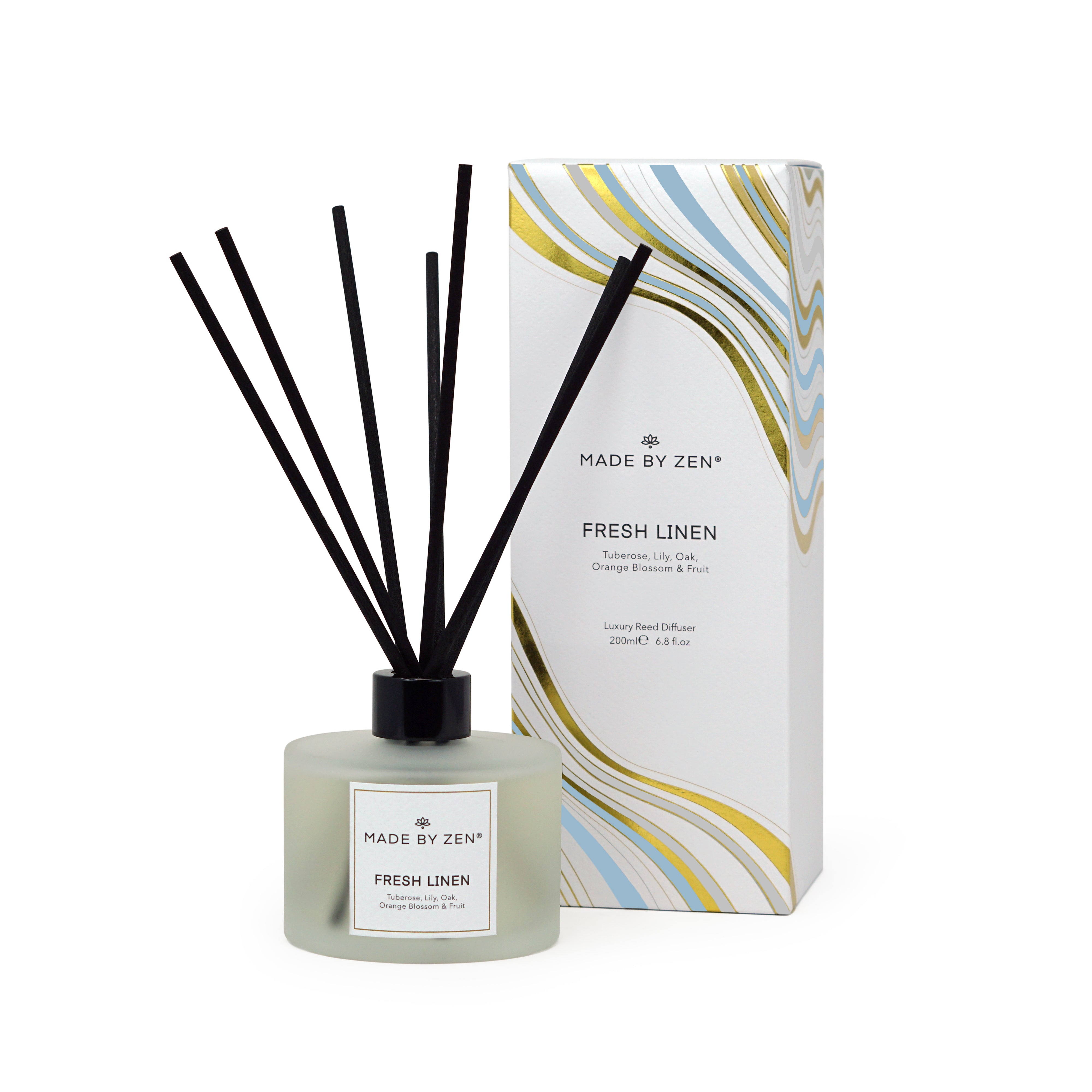 Made by Zen | Fresh Linen Signature Reed Diffuser – Made By Zen