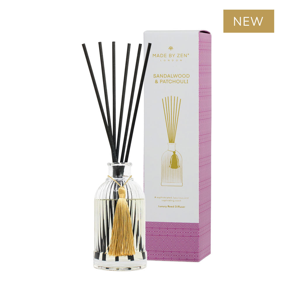 Made by Zen | Sandalwood & Patchouli Riad Reed Diffuser – Made By Zen