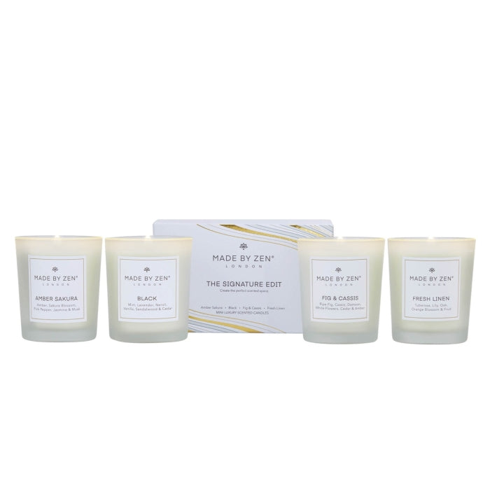 Made by Zen | The Signature Edit Mini Scented Candles – Made By Zen